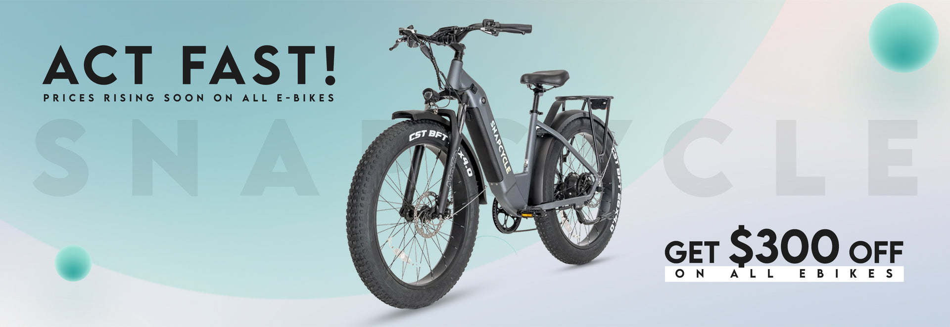 The Premium Ebike Store for Fat Tire Electric Bikes | Snapcycle ...