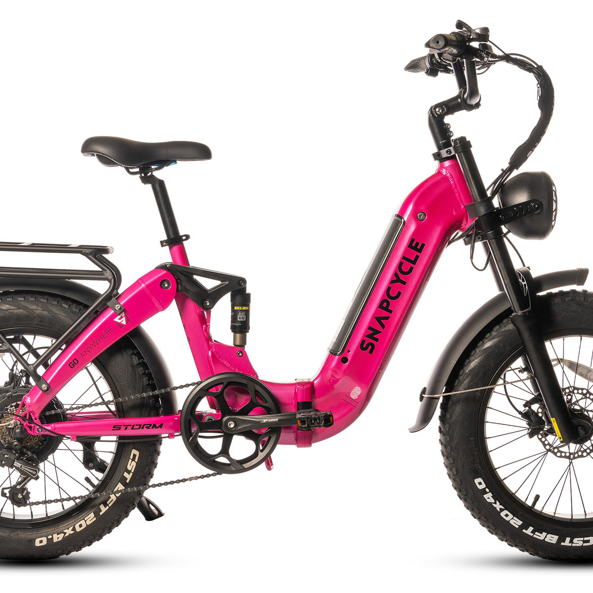 Snapcycle Storm, 750W Electric Folding Fat Tire Bike – Snapcycle Bikes