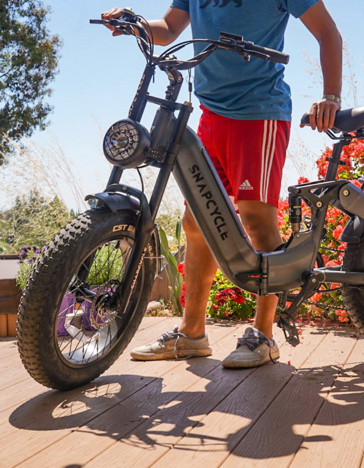 Snapcycle Storm, 750W Electric Folding Fat Tire Bike – Snapcycle Bikes